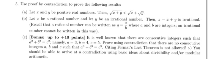 solved-5-use-proof-by-contradiction-to-prove-the-following-chegg