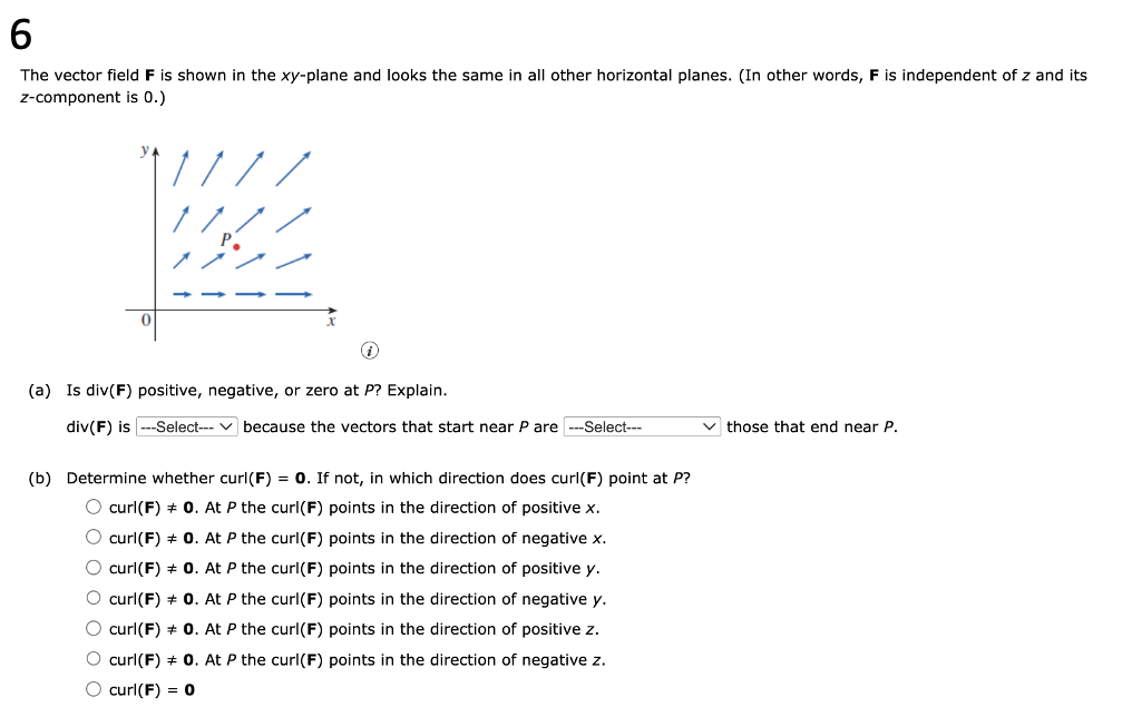 Solved The vector field F is shown in the xy-plane and looks | Chegg.com