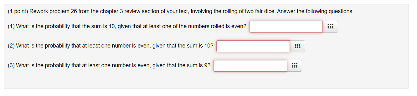 Solved (1 point) Rework problem 26 from the chapter 3 review | Chegg.com