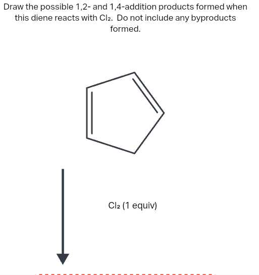 Solved Draw the possible 1,2- and 1,4-addition products | Chegg.com