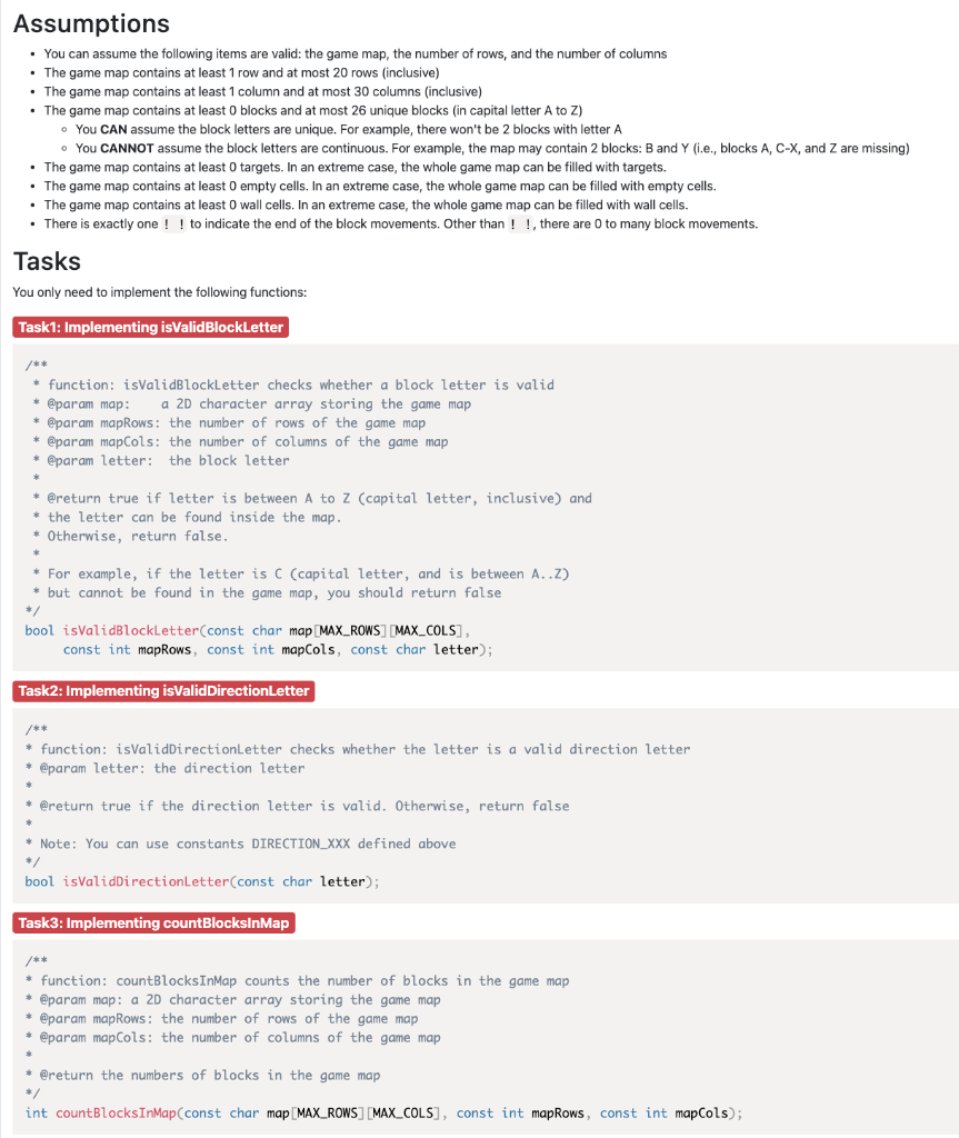 Solved COMP2011 PA1: Moving Blocks to Targets Game Note: The | Chegg.com