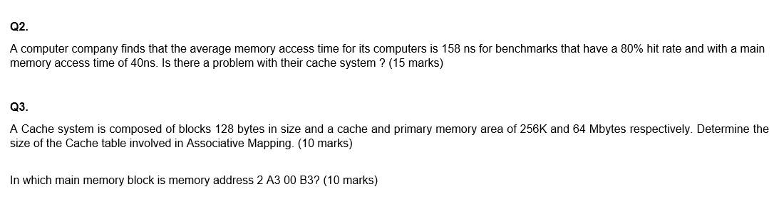Solved A computer company finds that the average memory | Chegg.com