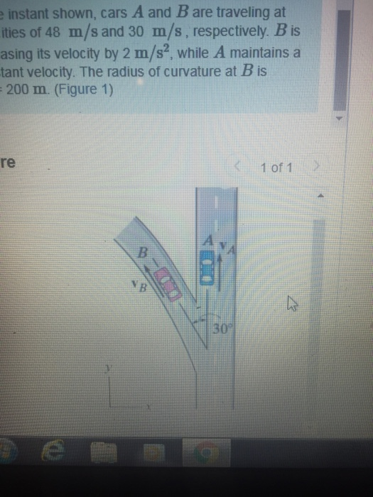 Solved Problem 12.229 At the instant shown, cars A and B are | Chegg.com