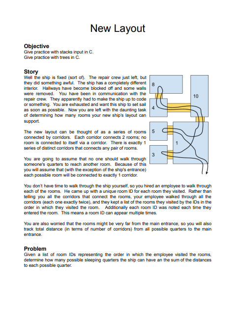 Solved New Layout Objective Give practice with stacks input | Chegg.com