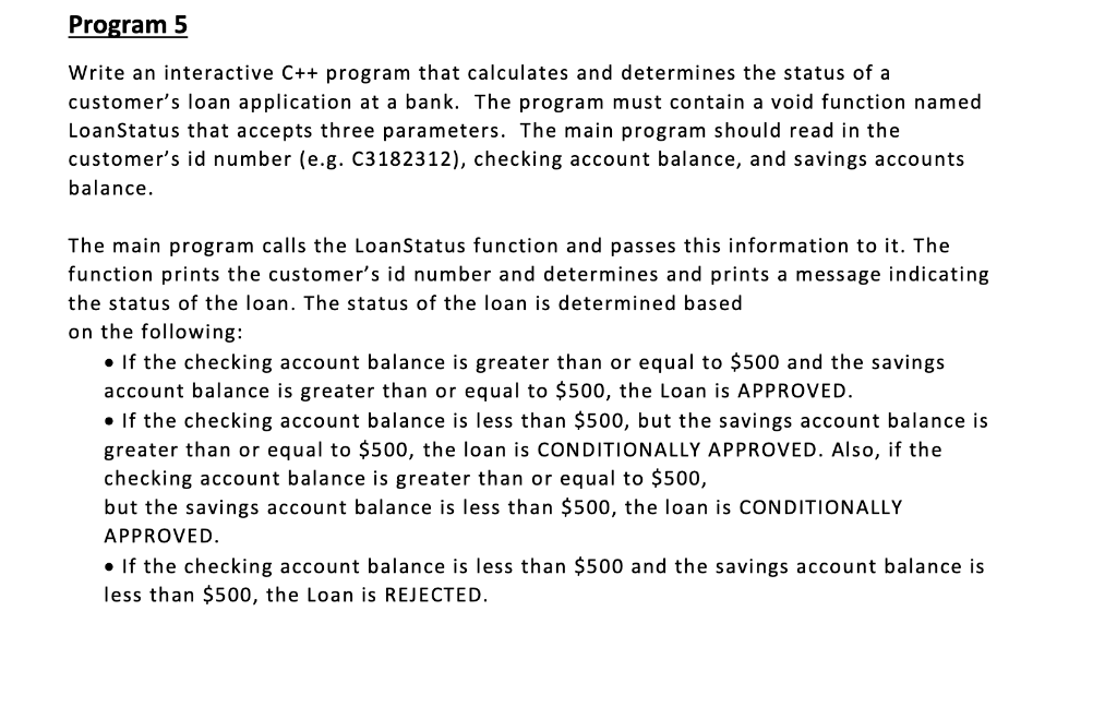 Solved Write An Interactive C Program That Calculates And