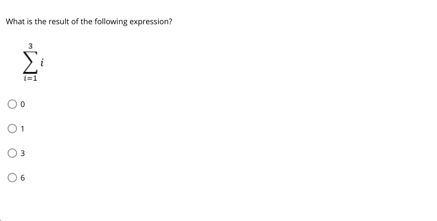 Solved What is ﻿the result of ﻿the following | Chegg.com