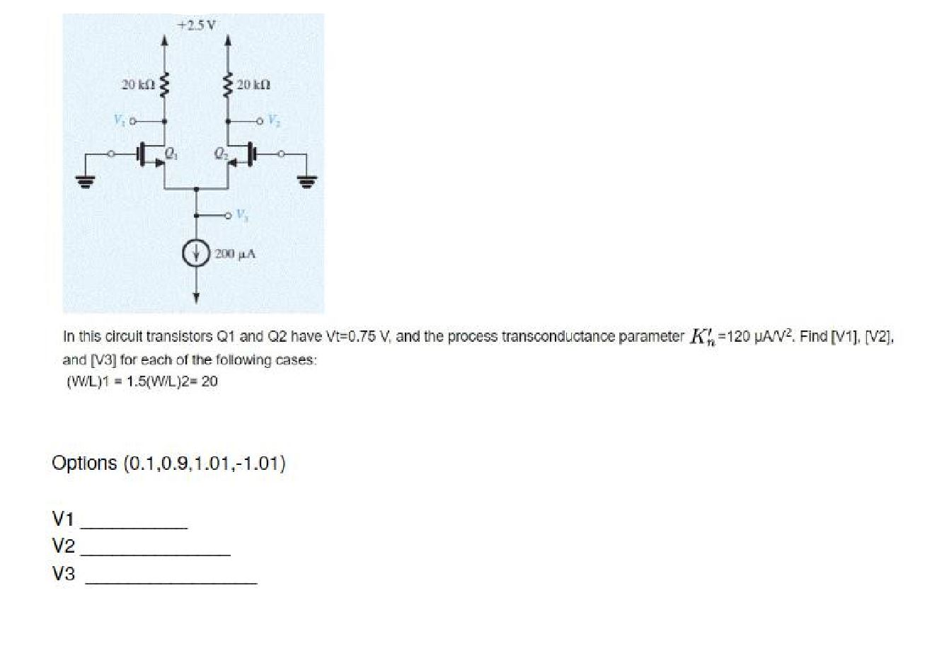Solved +25V 2010 2010 Vio | 200 A In this circuit | Chegg.com