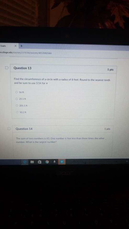 Solved Final Exarm D Question 1 1 pts Determine if the | Chegg.com