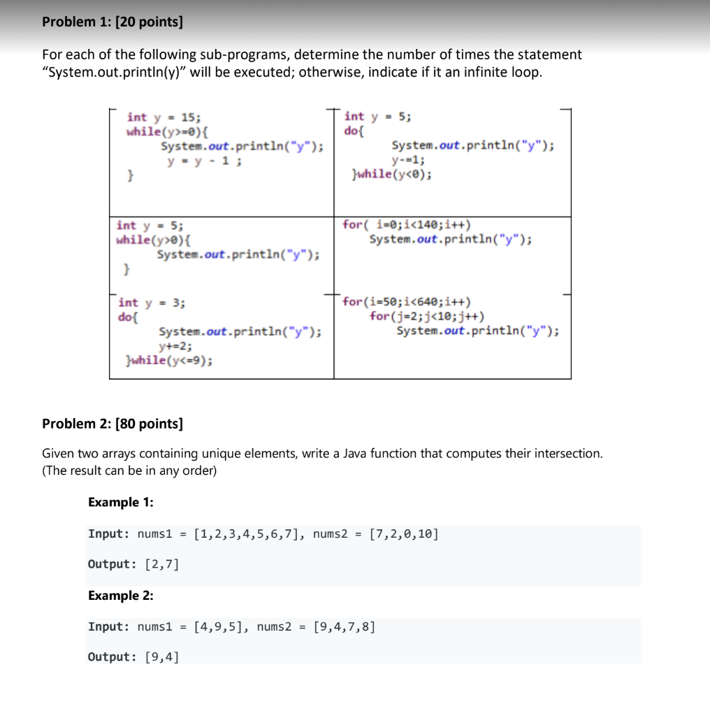 Solved Can You Please Both Program In Same Java File For