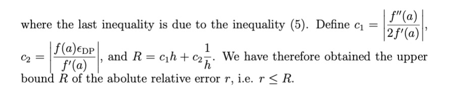 Solved 2. Errors in a Backward Finite Difference | Chegg.com