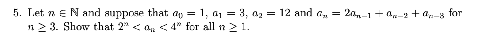 Solved Use induction.Let ninN and suppose that | Chegg.com