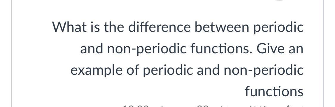Solved What is the difference between periodic and | Chegg.com