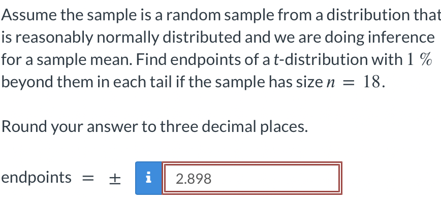 Solved Assume the sample is a random sample from a | Chegg.com