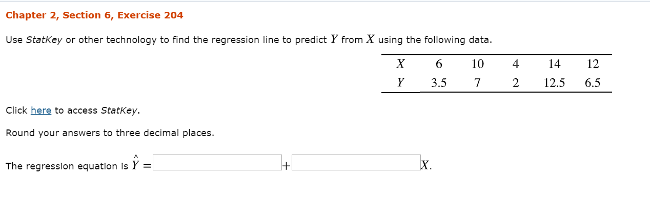 Solved Chapter 2 Section 6 Exercise 204 Use Statkey Or 7926
