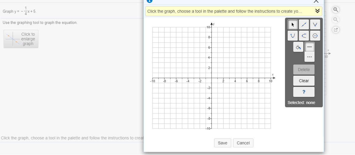 Solved Graph y=-3x+5. O O O Use the graphing tool to graph | Chegg.com