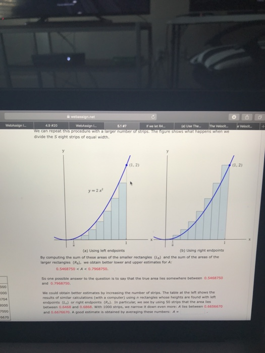 Solved My Notes EXAMPLE1 Use rectangles to estimate the area | Chegg.com