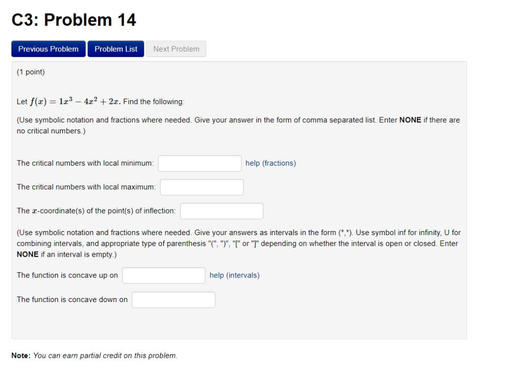 Solved C3: Problem 14 Previous ProblemProblem List N (1 | Chegg.com