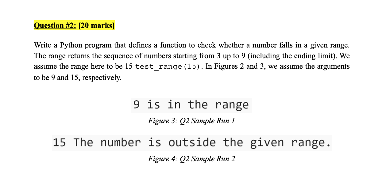 Solved Write a Python program that defines a function to | Chegg.com