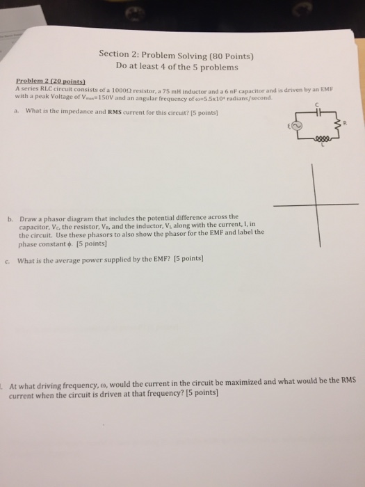 Solved Section 2: Problem Solving (80 Points) Do at least 4 | Chegg.com