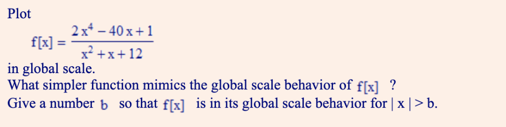 Solved Plot 2x4-40x fix] x2 x12 in global scale What simpler | Chegg.com
