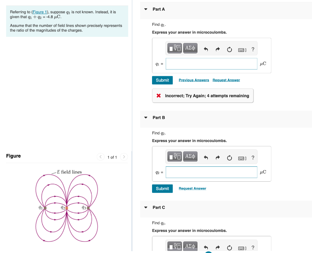 Solved Referring to given that q1+q2=−4.8μC. Assume that the | Chegg.com