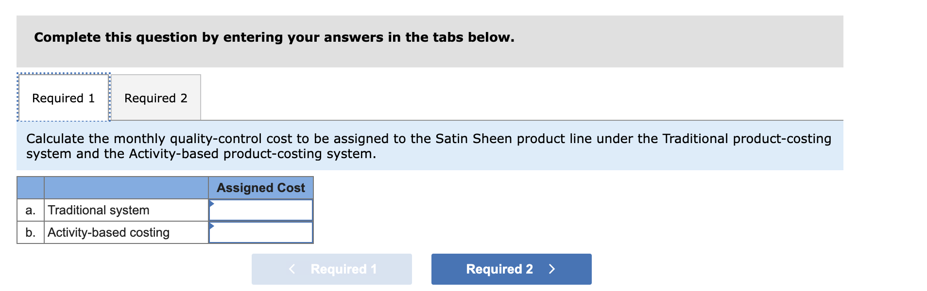Exercise 5-26 Volume-Based Cost Driver versus ABC (LO | Chegg.com