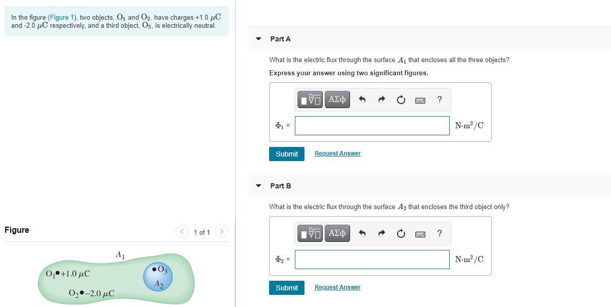 Solved In the figure (Figure 1), two objects, O, and O2, | Chegg.com