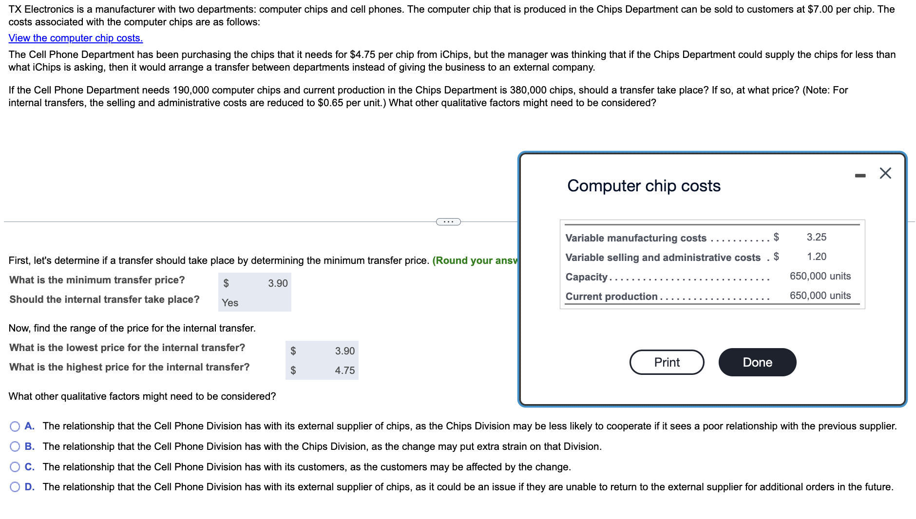 Solved Please answer the qualitative part | Chegg.com