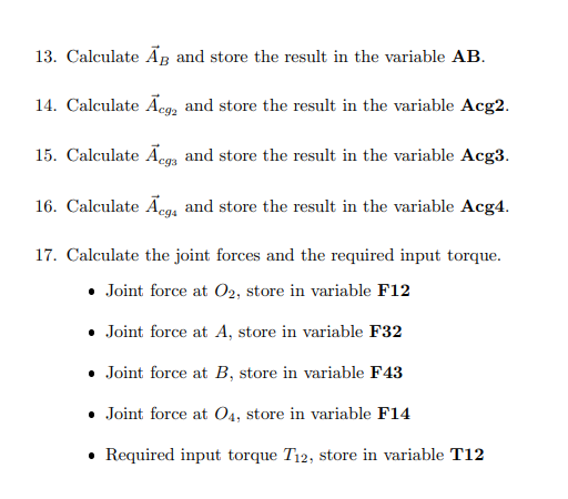 Consider the following mechanism, write a MATLAB | Chegg.com