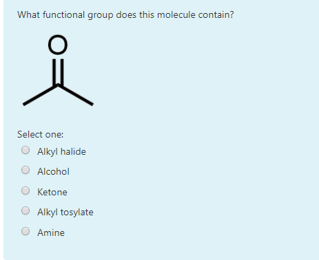 Solved What functional group does this molecule contain? | Chegg.com