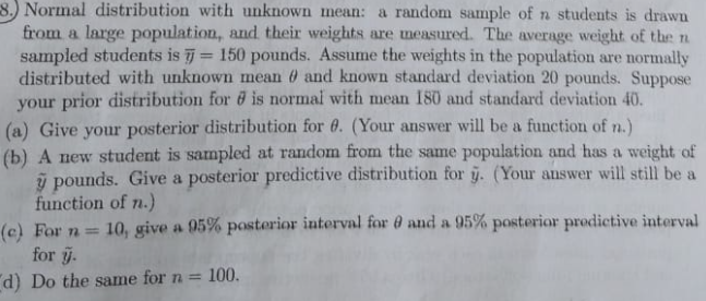 Solved Bayesian statistics, probability density, probability | Chegg.com Solved Bayesian statistics, probability density, probability | Chegg.com