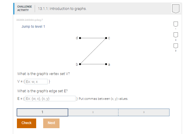 Solved CHALLENGE ACTIVITY 382856.2465484.qx3zqy7 Jump to | Chegg.com