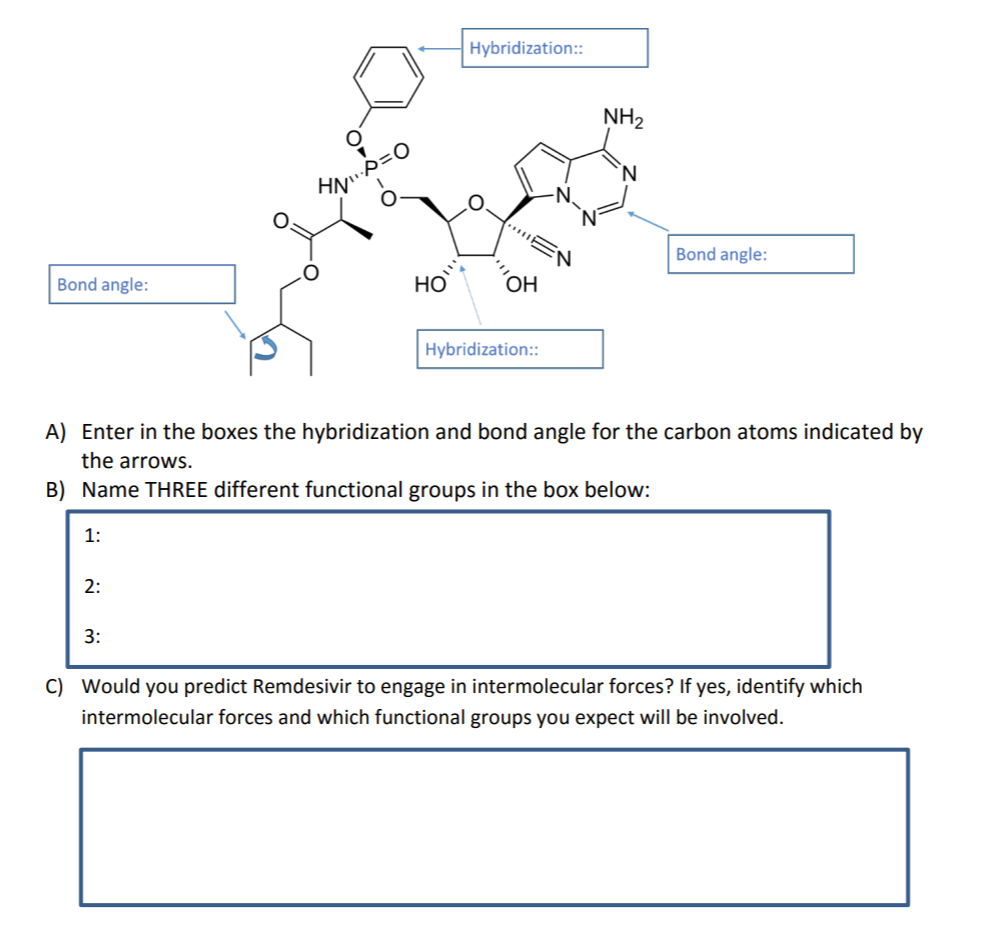 Solved Hybridization: NH2 P=O N HN" Bond angle: Bond angle: | Chegg.com
