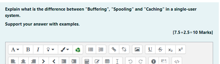 Solved Explain what is the difference between "Buffering", | Chegg.com