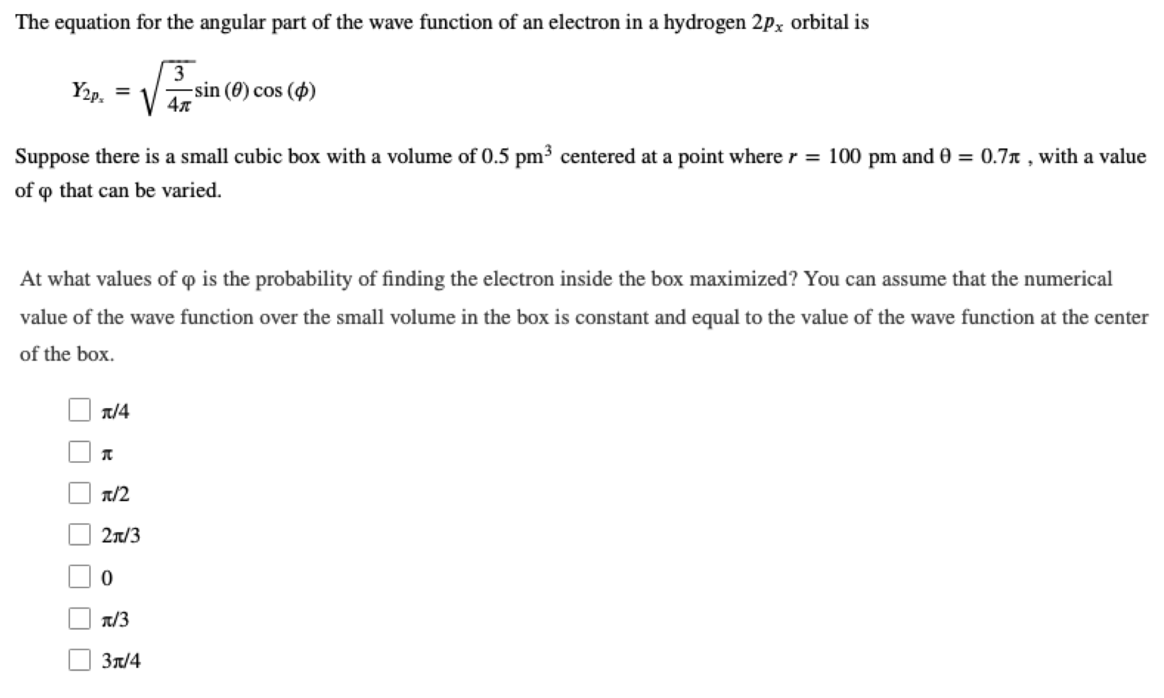 Solved The equation for the angular part of the wave | Chegg.com