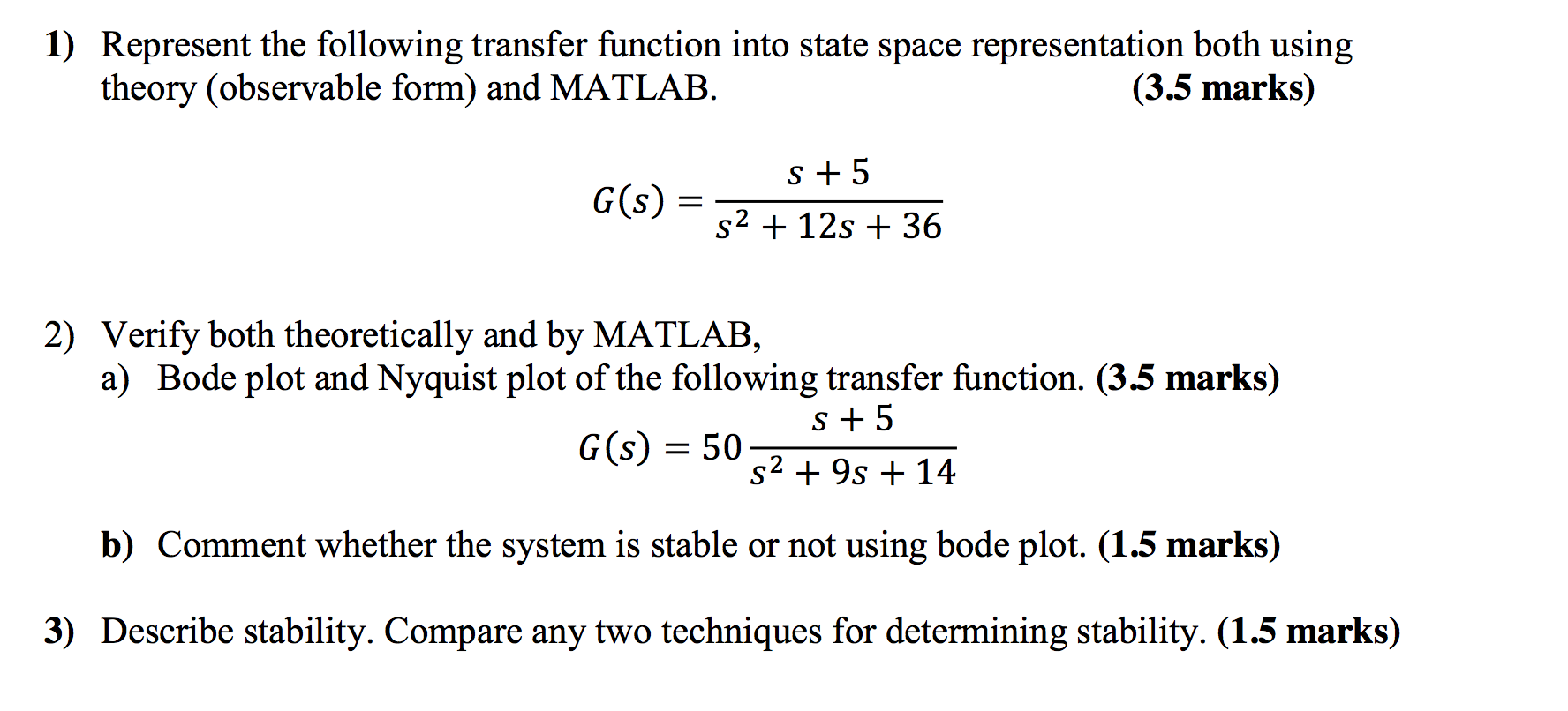 Solved 1) Represent the following transfer function into | Chegg.com