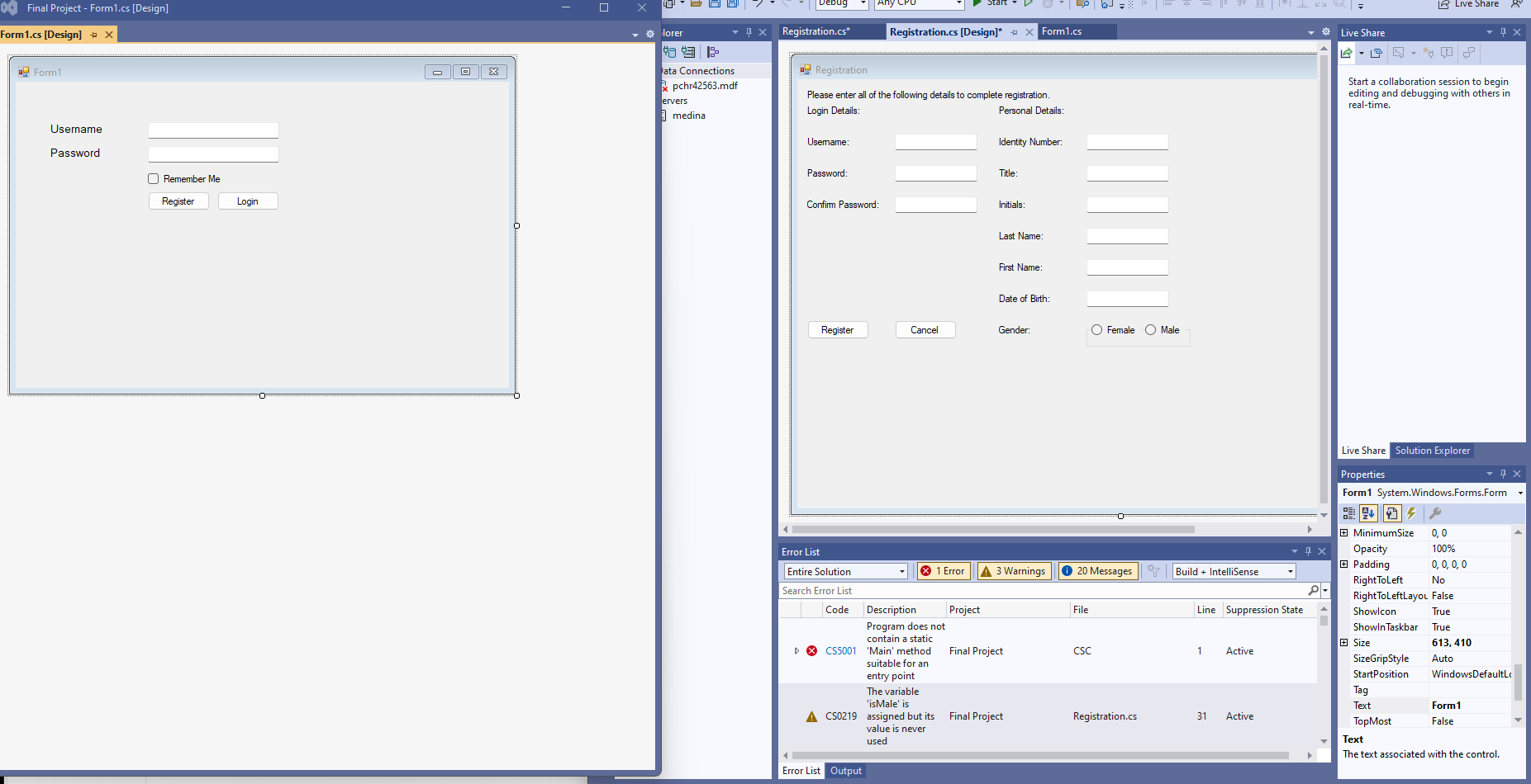Solved How can I fix this code so it can run please help it | Chegg.com
