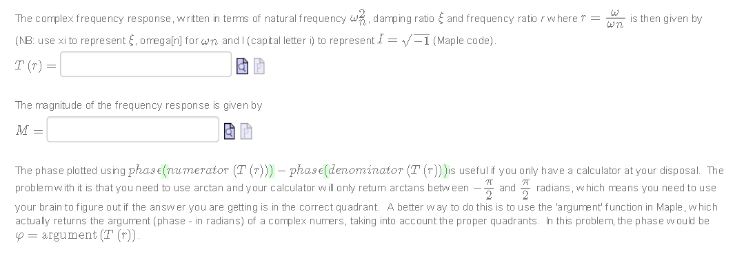 Solved Maple functions abs and argument are really good ways | Chegg.com