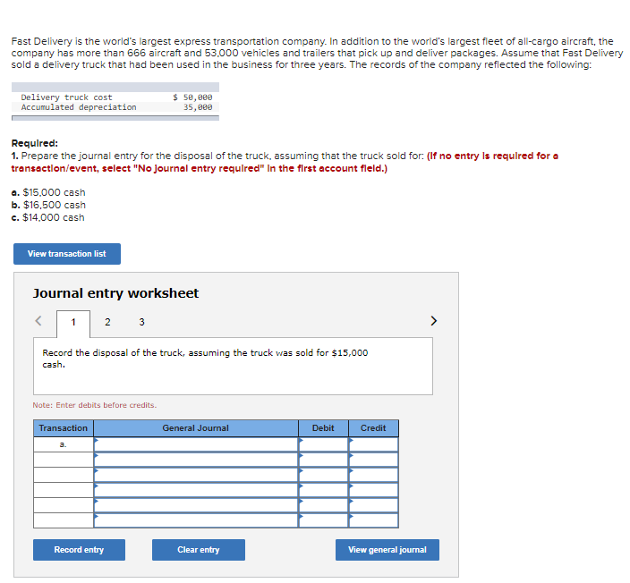 Solved Fast Delivery is the world's largest express | Chegg.com