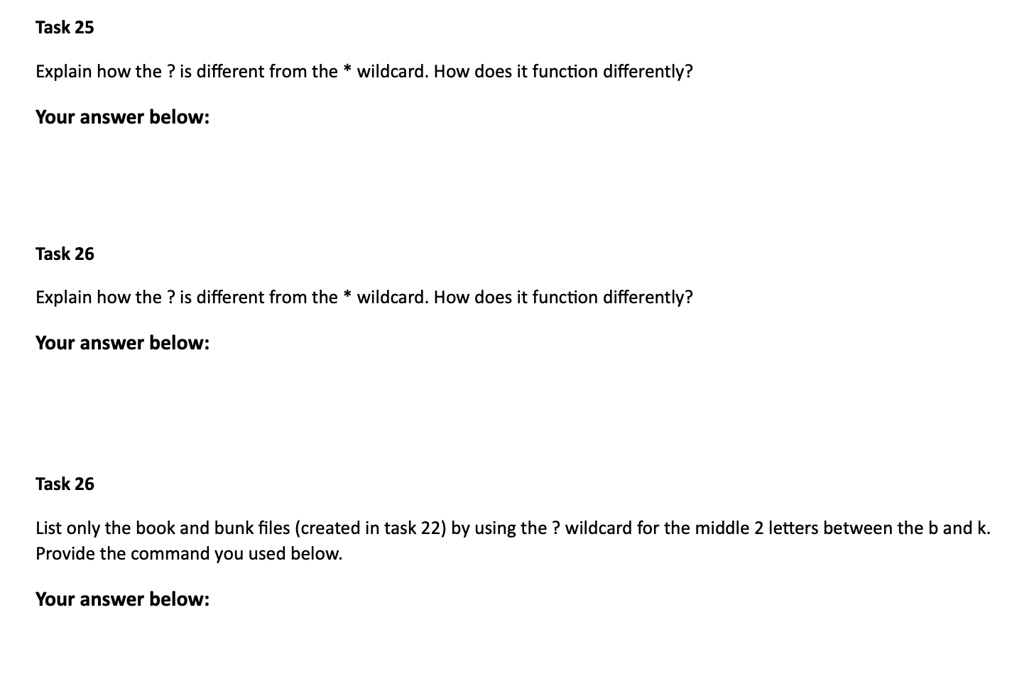 Solved Task 3 The seven different categories of Linux file | Chegg.com