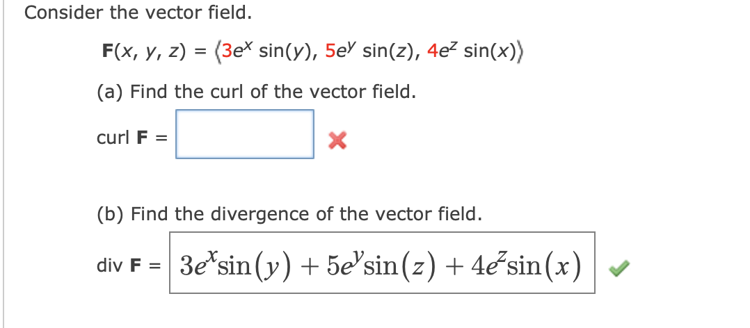 Solved Consider the vector field. | Chegg.com