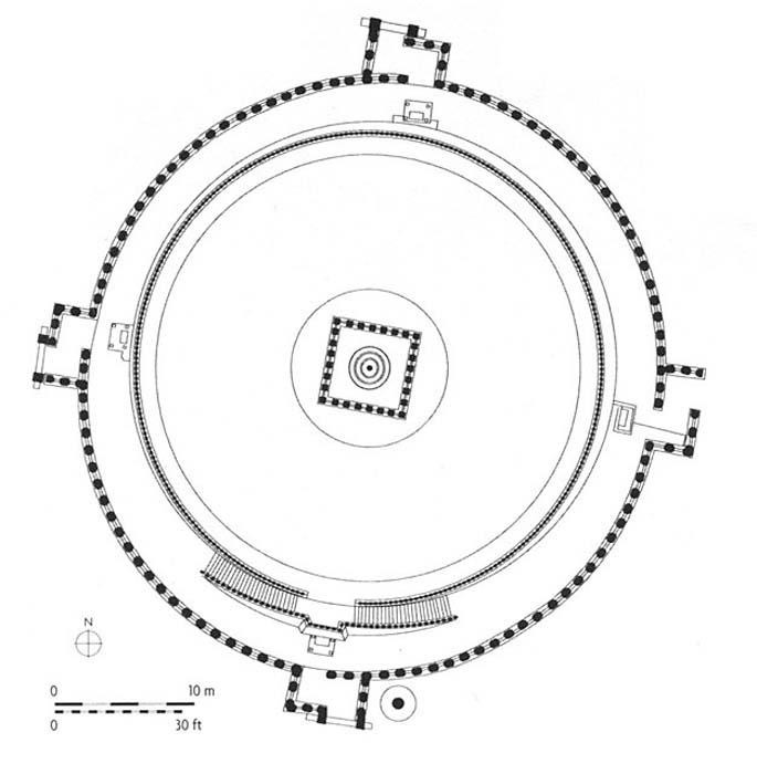 Plan Of Sanchi Stupa