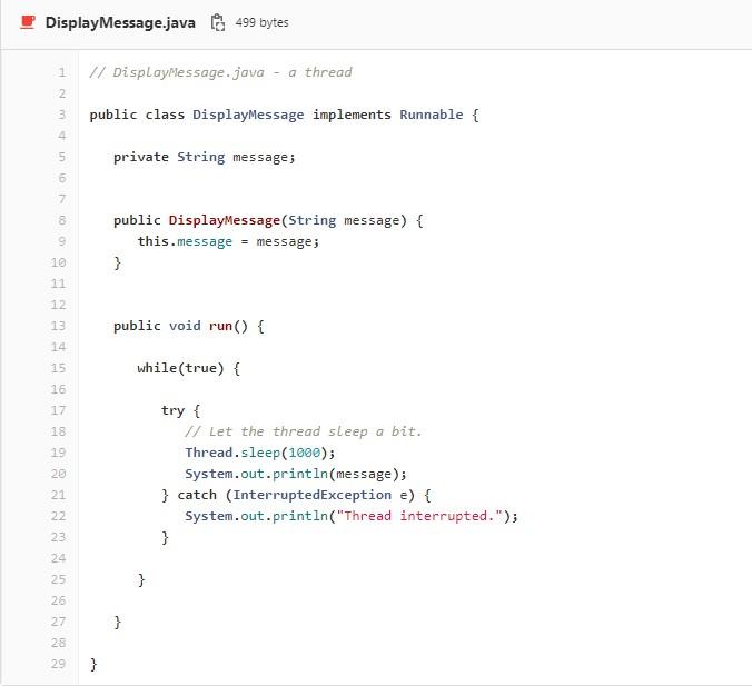 Solved Modify the Java Thread class | Chegg.com