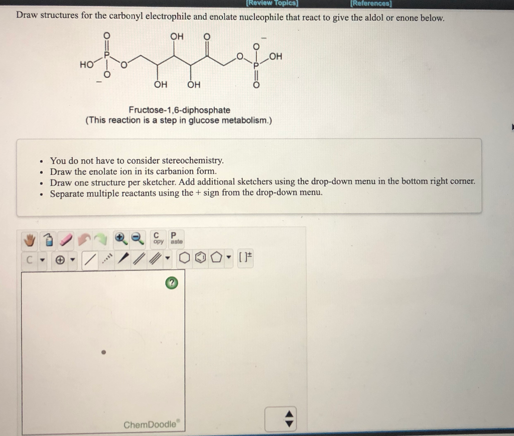 Solved [Review Topics] (References] Draw structures for the | Chegg.com
