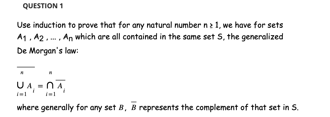 Solved Use induction to prove that for any natural number | Chegg.com