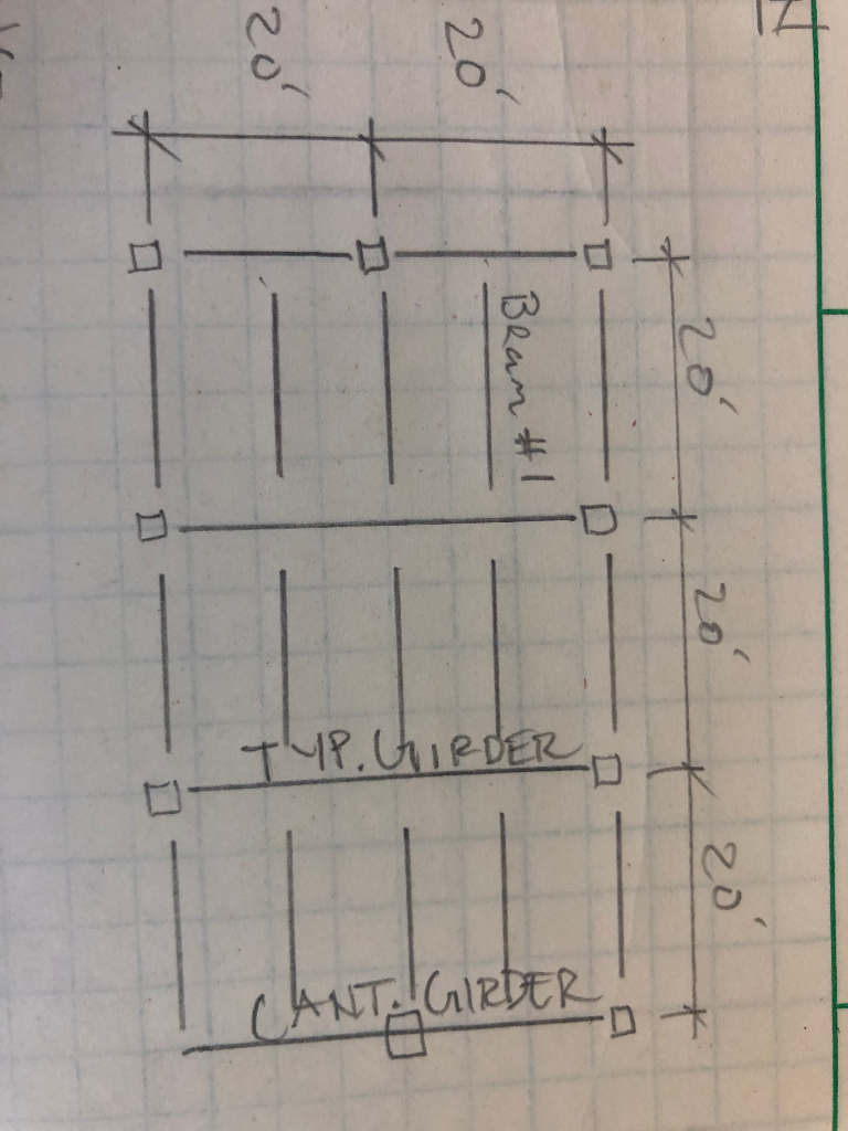 Draw a key plan of the roof framing. Develop | Chegg.com