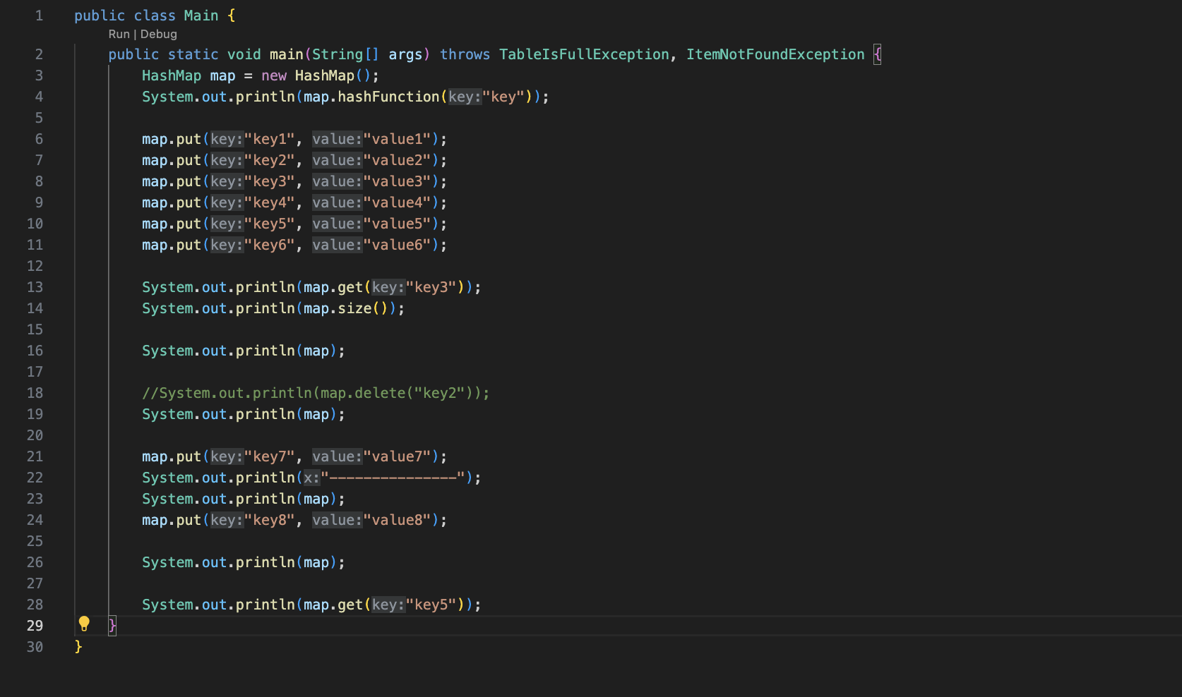 Solved Please help me, my test said I need to fix the put, | Chegg.com