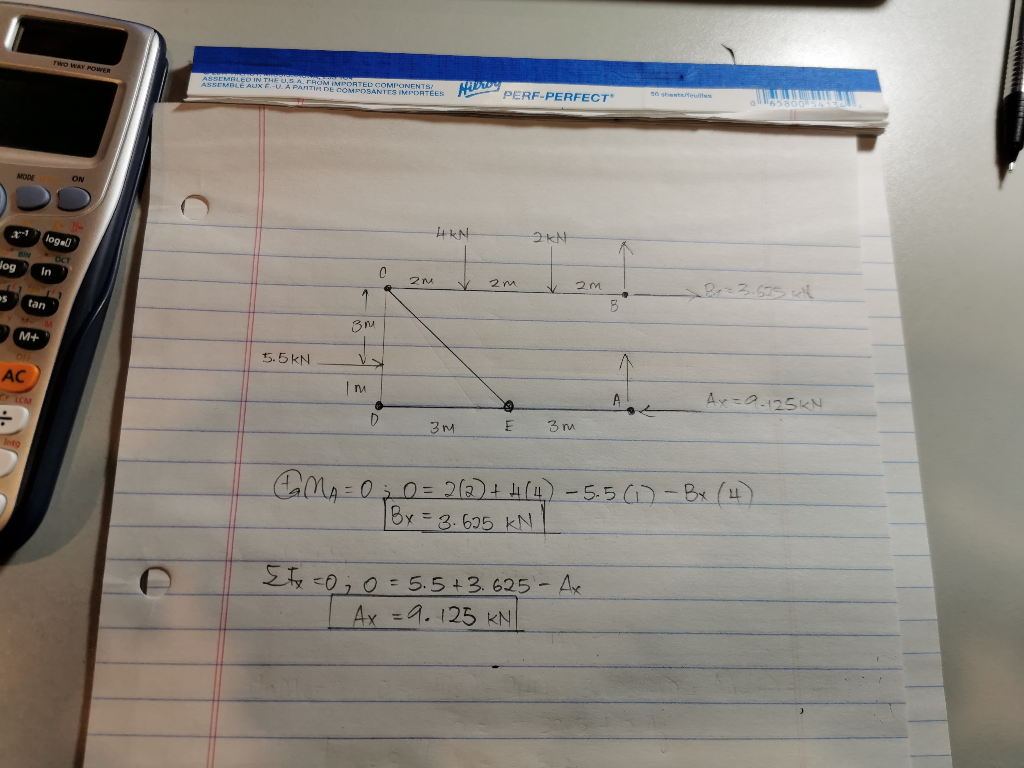 Solved How do I find Ay and By? I have done the sum of | Chegg.com