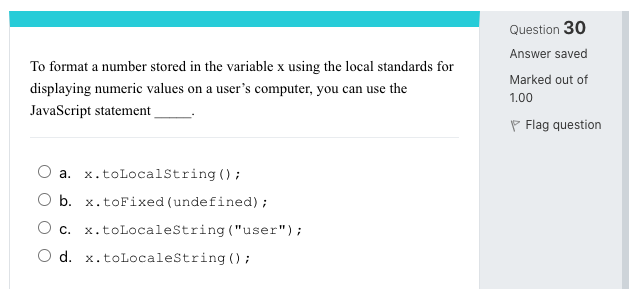 Solved What does the following JavaScript code accomplish? | Chegg.com