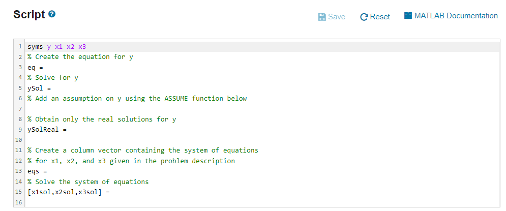 Solved My Solutions Solving Equations Symbolically One of | Chegg.com
